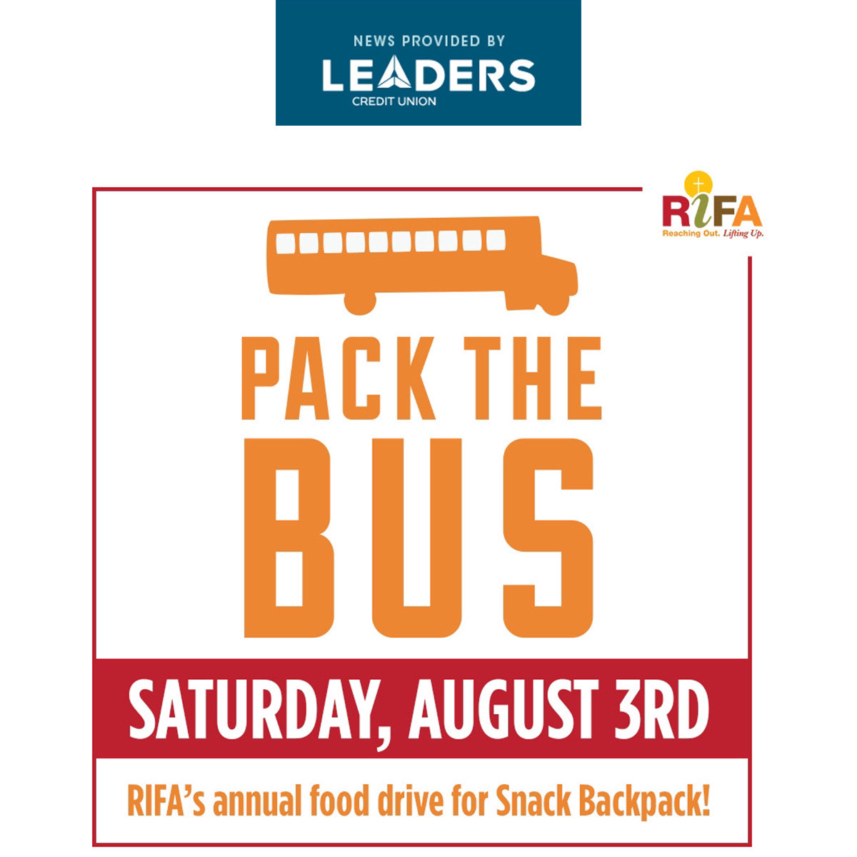 RIFA hosting 13th annual 'Pack the Bus' food drive - Talk-N West TN