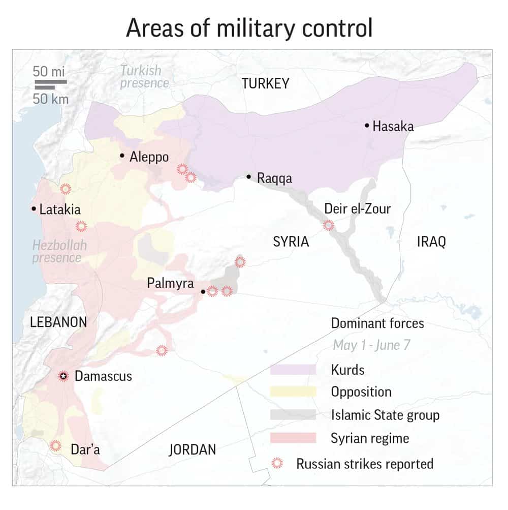 A look at Syria's conflict, as mutual enemies close in on IS - Talk-N ...