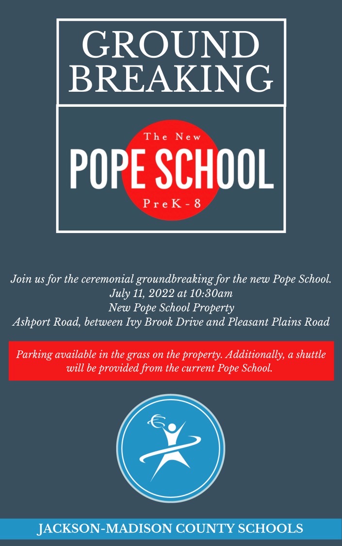 Groundbreaking scheduled for new Pope School - Talk-N West TN