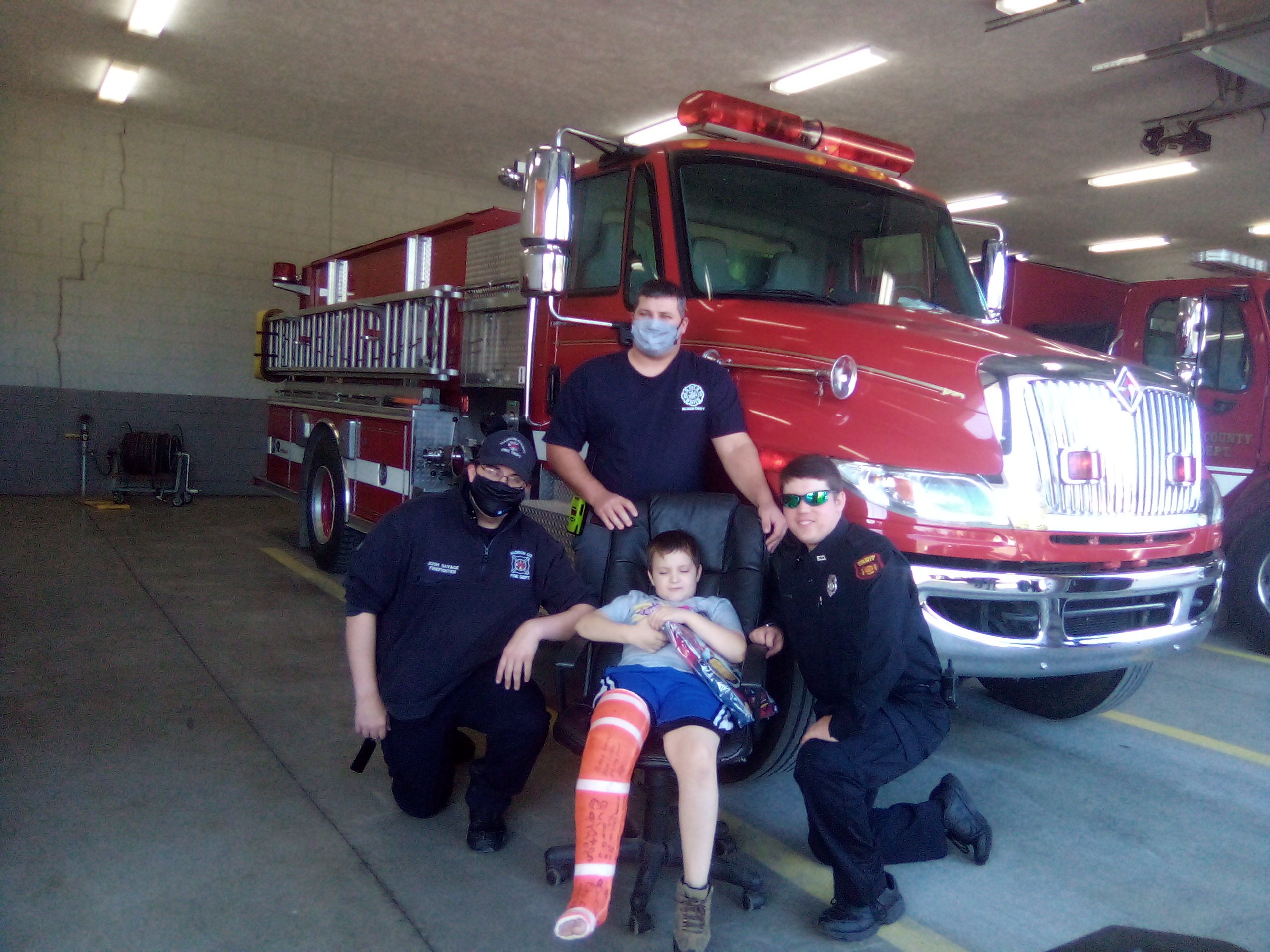 Madison County Fire Department entertains child involved in hit-and-run ...