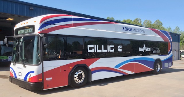 Total electric bus visits Jackson Transit Authority - Talk-N West TN