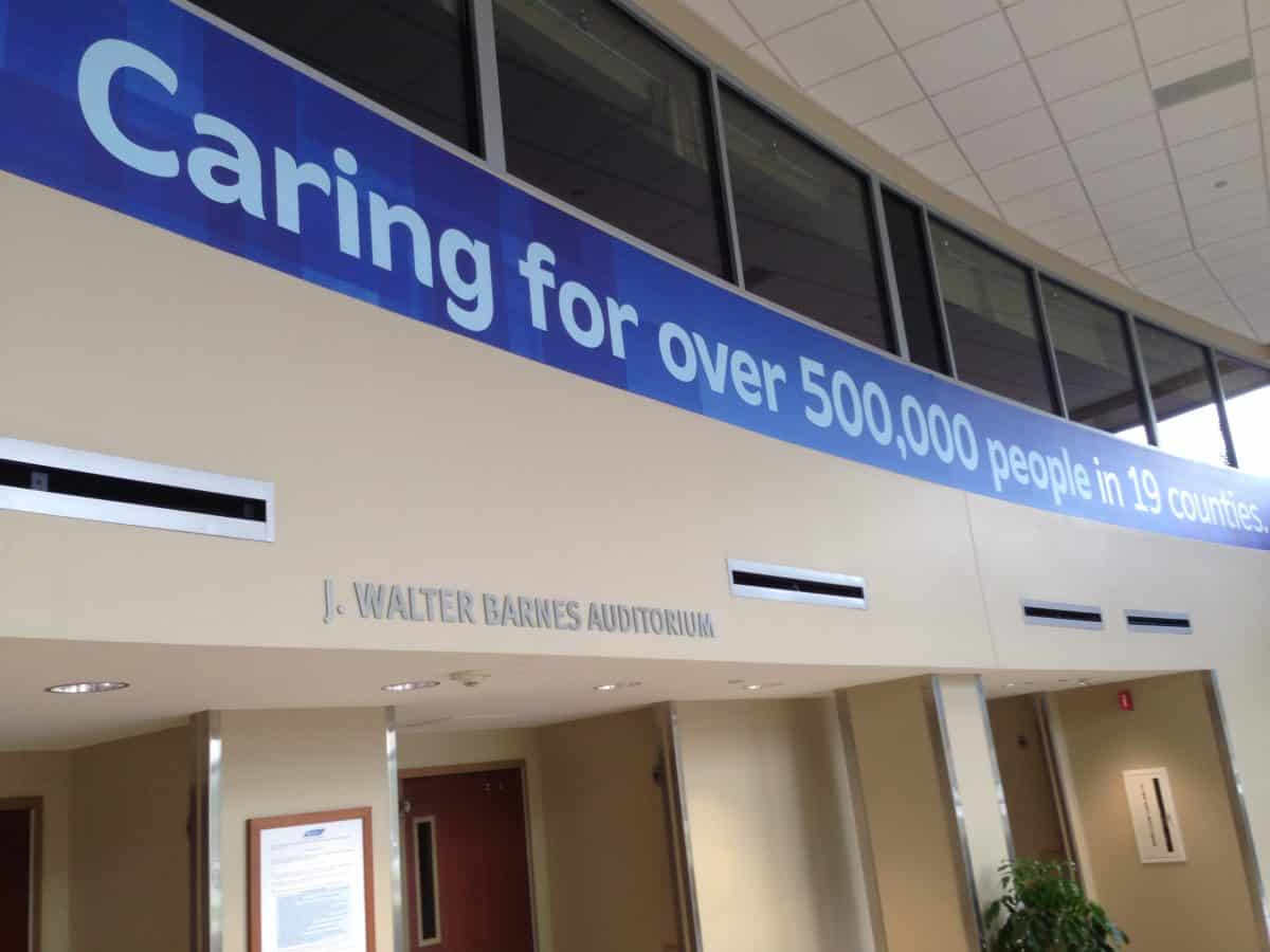 New signage inside Jackson-Madison County General Hospital - Talk-N West TN