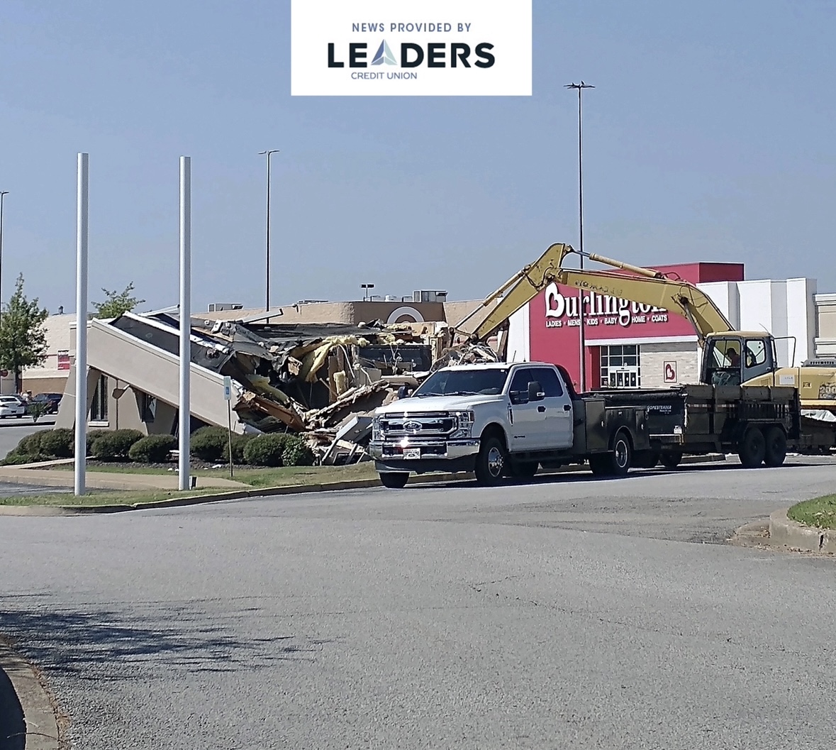 Demolition underway on former bank branch in West Towne Commons - Talk ...