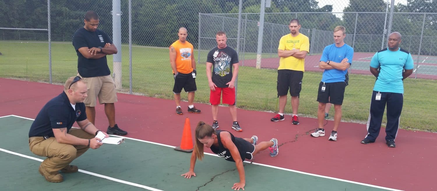 Applicants Take Police Physical Fitness Test - Talk-N West TN