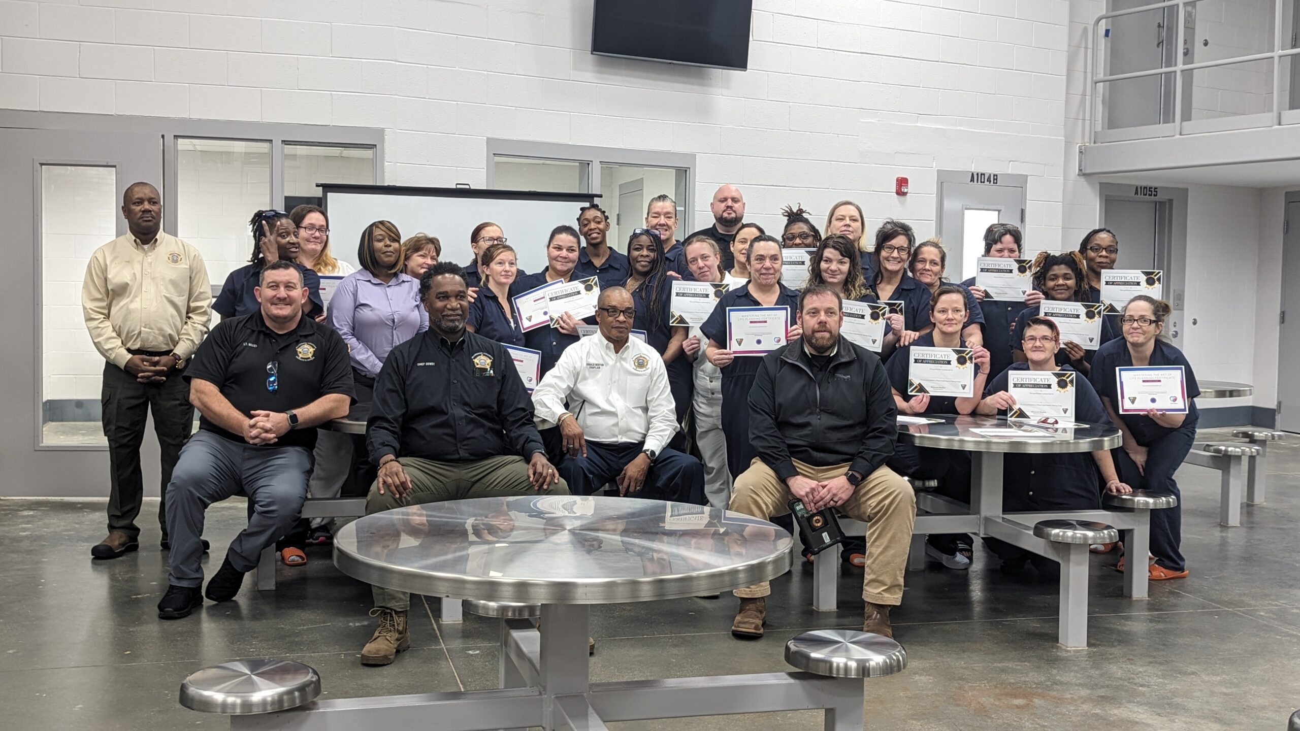 Female inmates progress through the Phase 2 Adult Re-entry Program ...