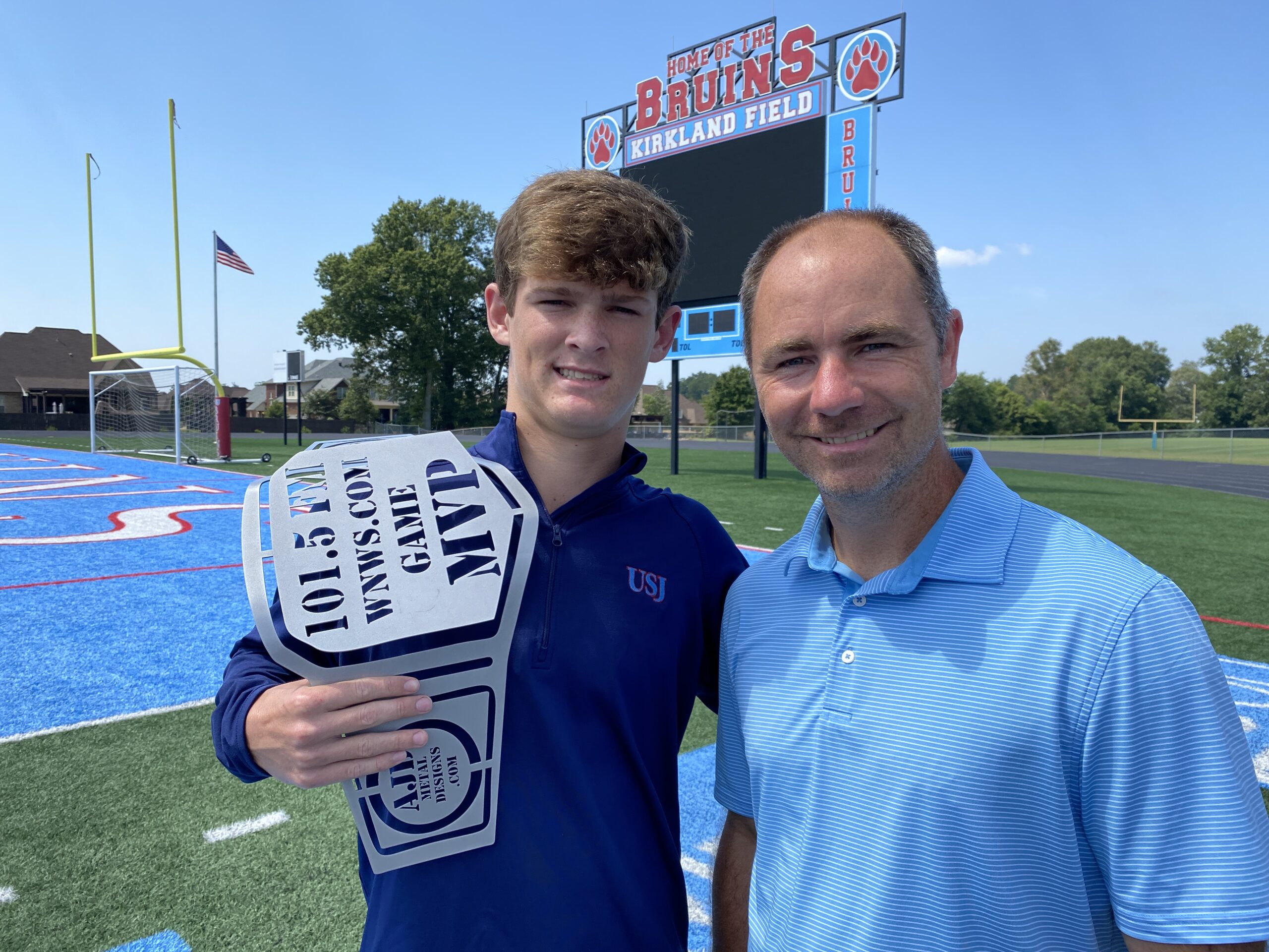 Noah Spencer, USJ junior running back, free safety named 101.5 FM, WNWS ...