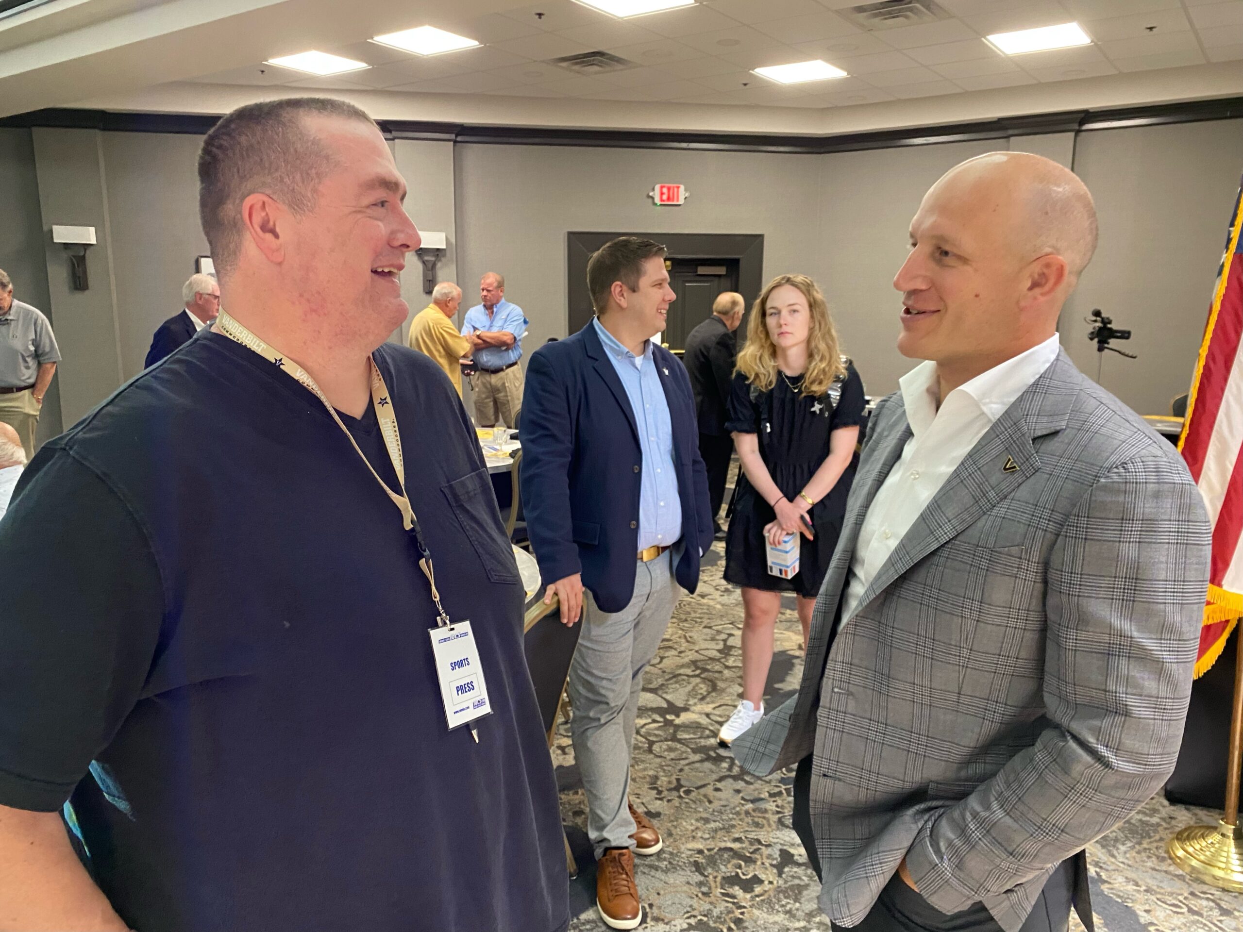 Clark Lea, Vanderbilt's head football coach visits Jackson's Old ...