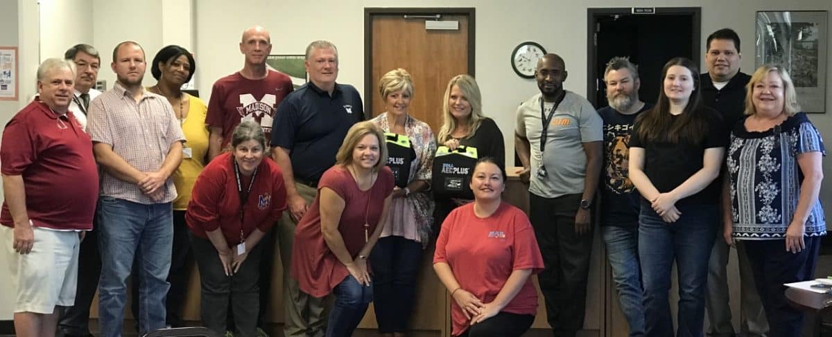 'Friends of Heart' - 2 more AEDs donated to Jackson-Madison School ...