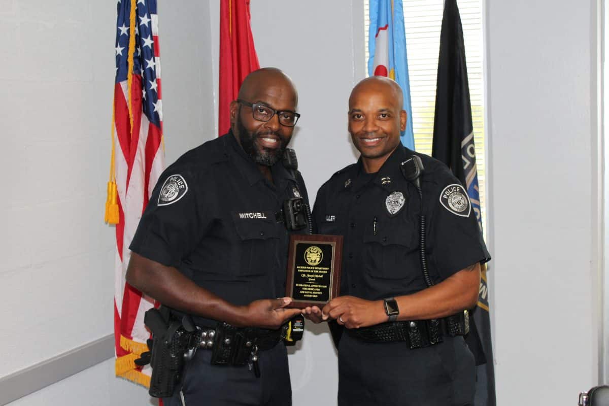 Jackson Police Department - Officer Joseph Mitchell named employee of ...