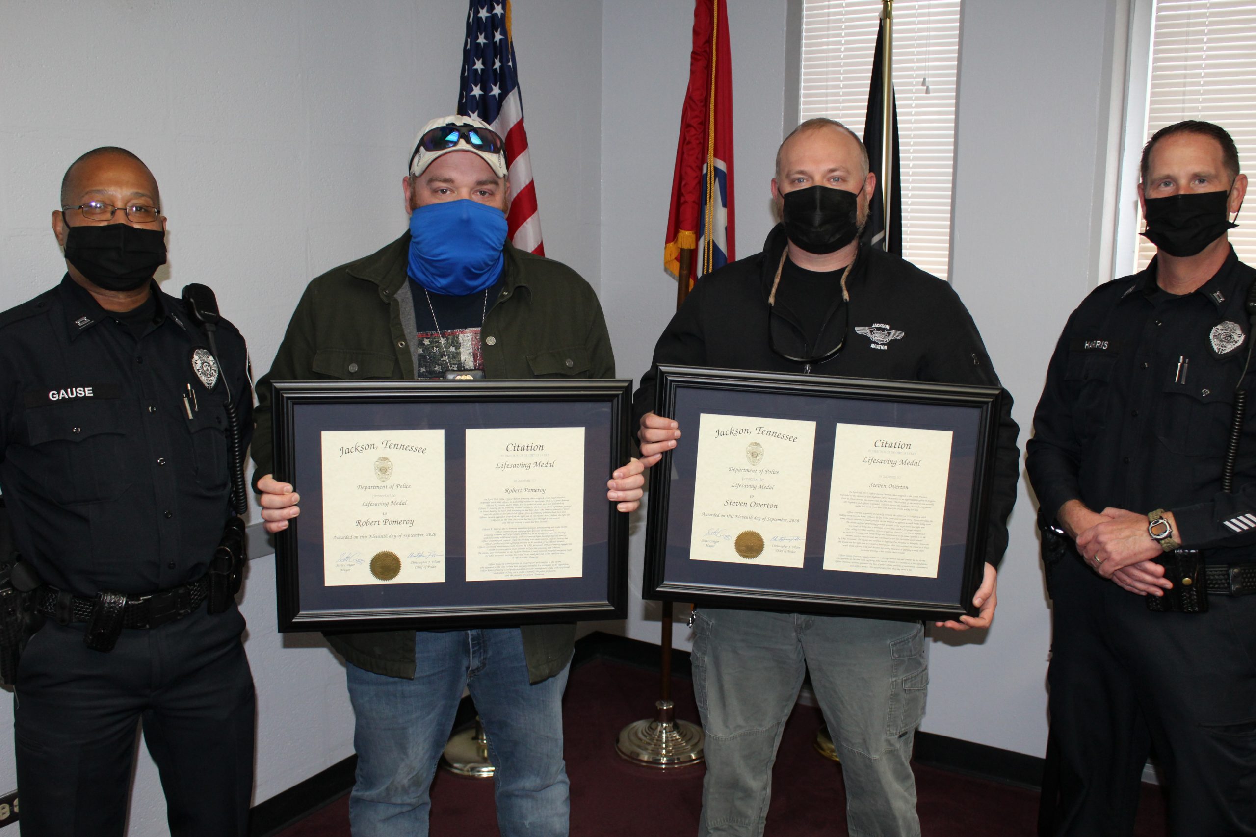 Jackson Police Officers receive lifesaving awards - Talk-N West TN