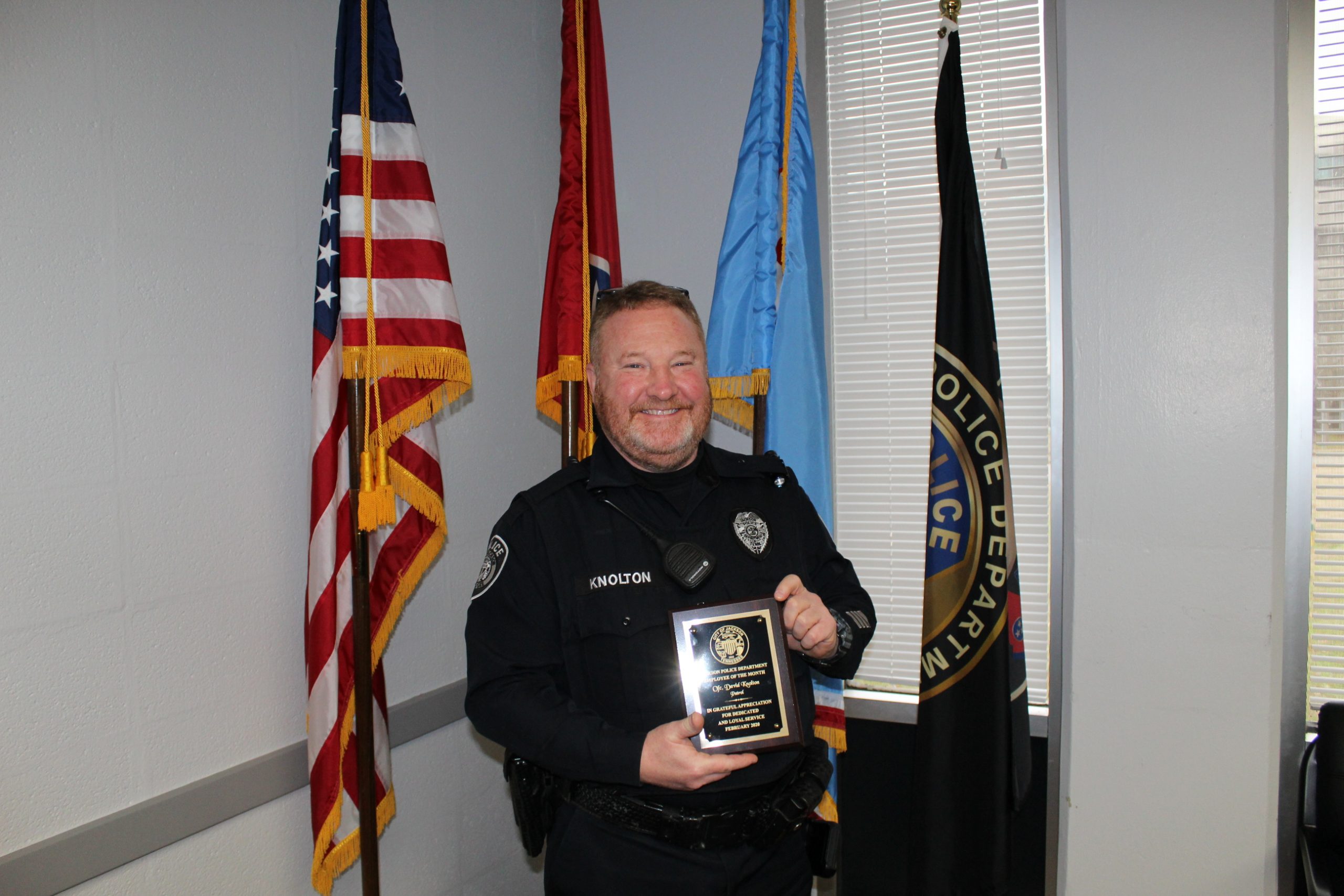 Jackson Police Department - Officer David Knolton named employee of the ...
