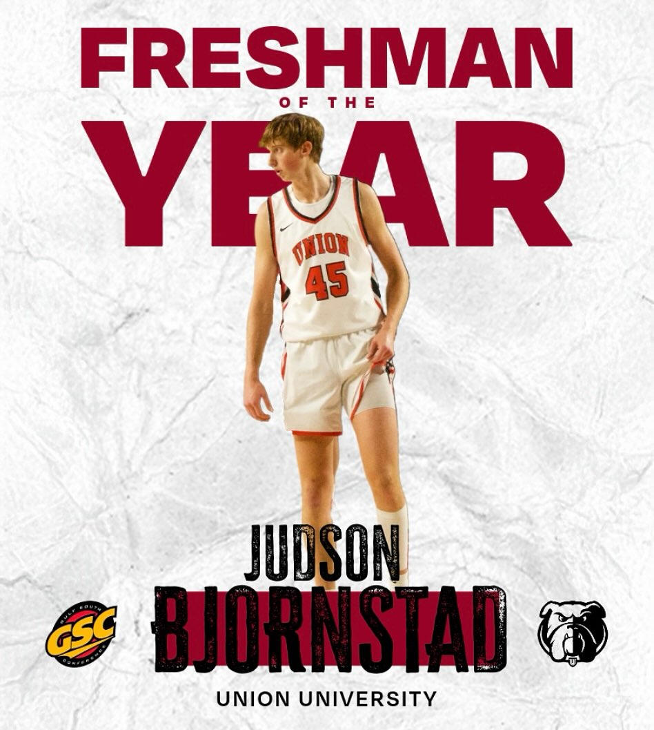 Union's Judson Bjornstad named GSC men's basketball 'Freshman of the ...