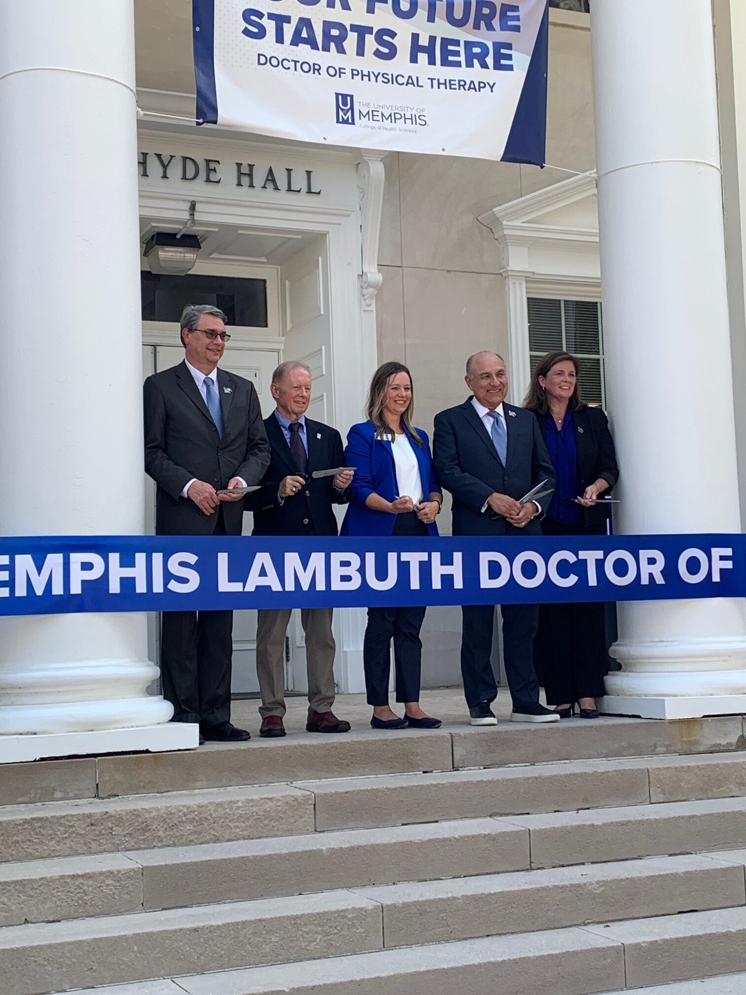 Ribbon cutting held for developing Doctor of Physical Therapy at the ...