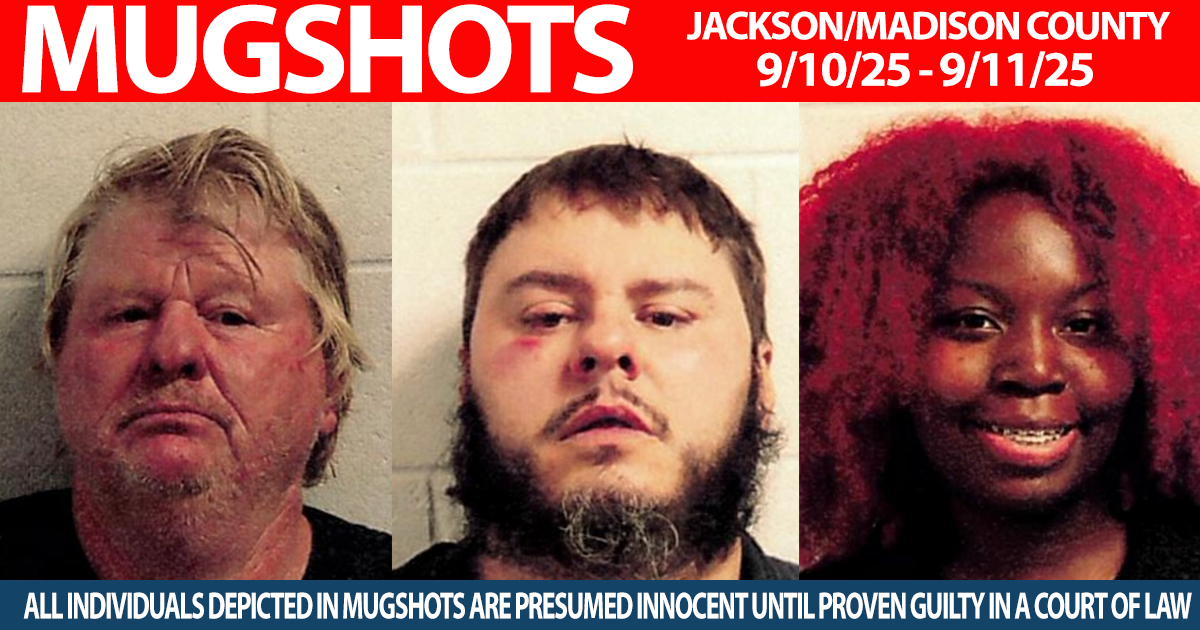 Jackson Mugshots: 09/10/2025 - 09/11/2025 - Talk-N West TN
