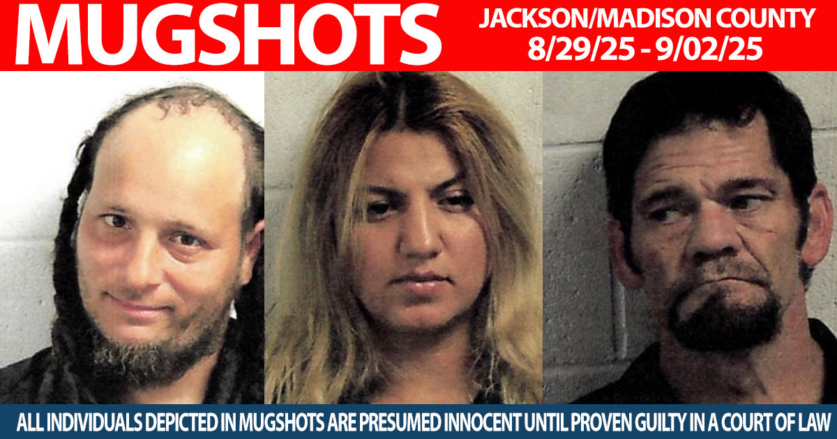 Jackson Mugshots: 08/29/2025 - 09/02/2025 - Talk-N West TN