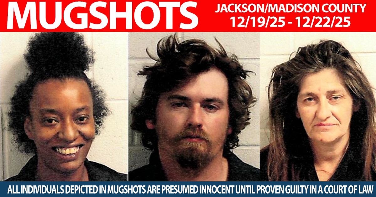 Jackson Mugshots: 12/19/2025 - 12/22/2025 - Talk-N West TN