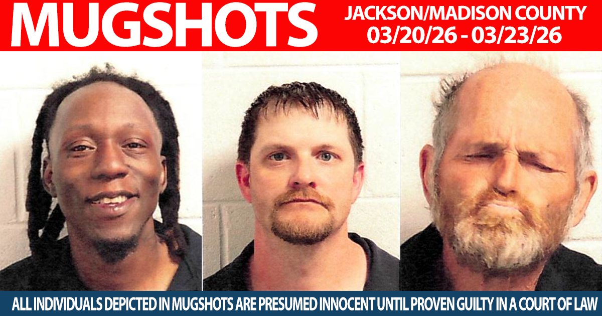 Jackson Mugshots: 03/20/2026 - 03/23/2026 - Talk-N West TN
